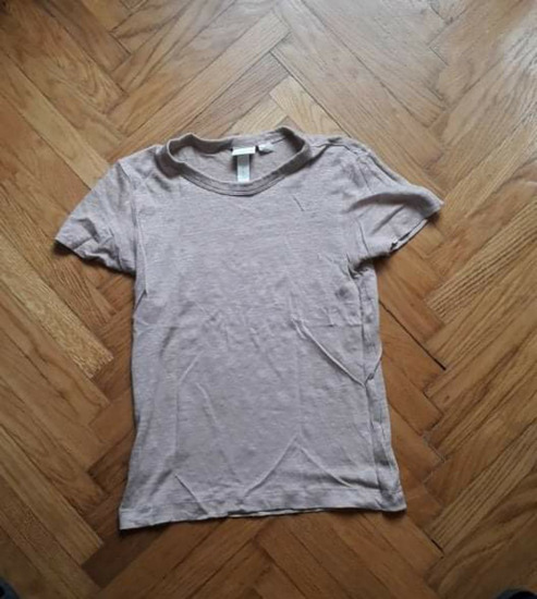 H&M nude lanena majica snizeno