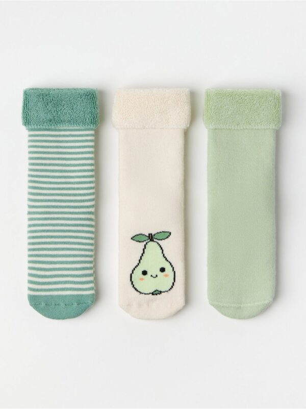Čarape – mešavina 82% pamuk – 3-pack Socks in terry