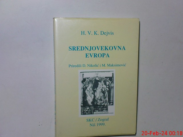 H. V. K. DEJVIS  - SREDNJEVEKOVNA EVROPA