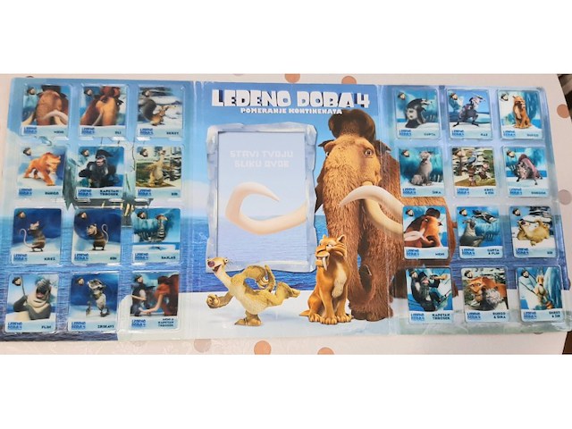 ICE AGE 4 album sa 3D karticama