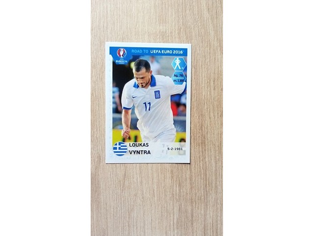 Road to Euro 2016 Panini sličica broj 119