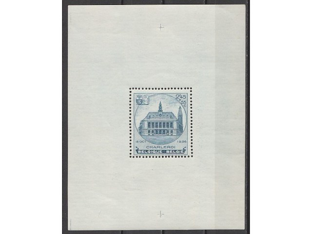 Belgija  - Blok 1936