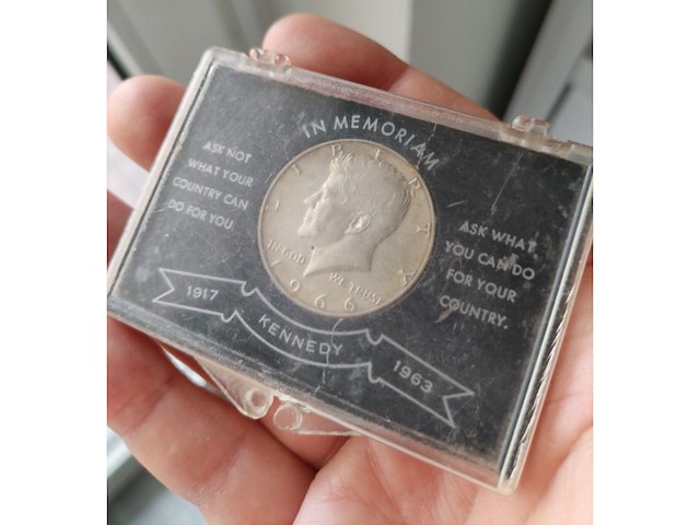 Amerika 1/2 dolara 1966. srebro