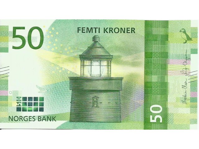 Norveska 50 kruna 2017. UNC