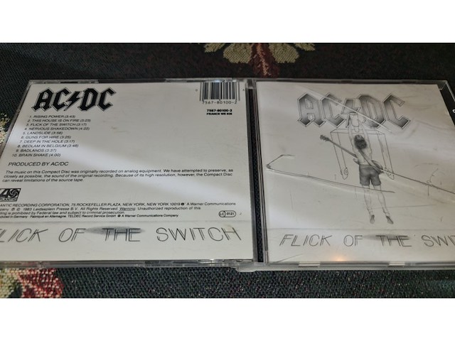 AC/DC - Flick of the switch , ORIGINAL