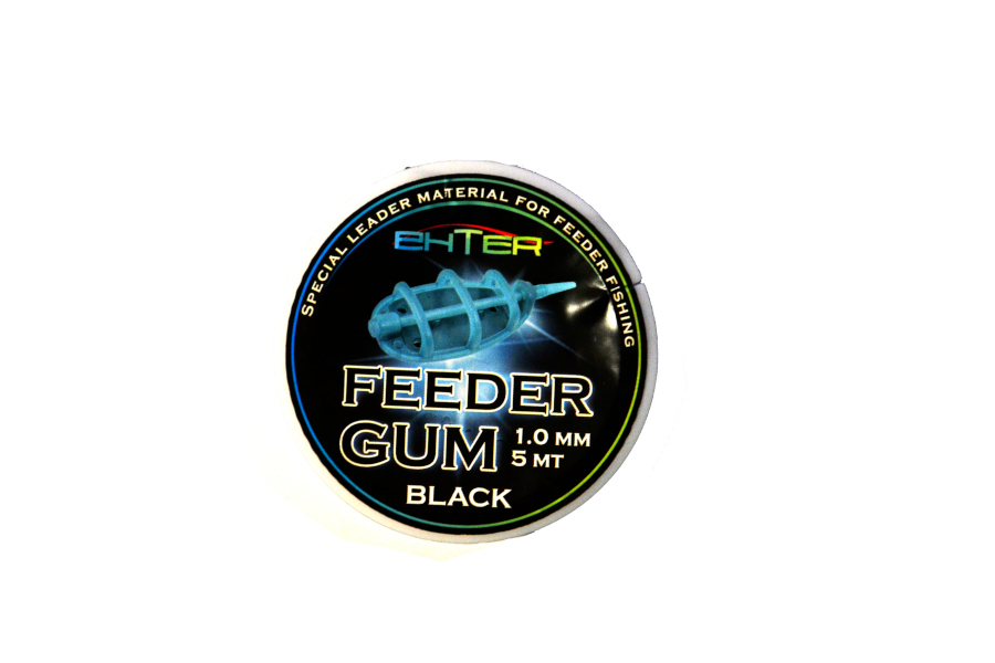 Enter FEEDER GUM BLACK 1mm 5m