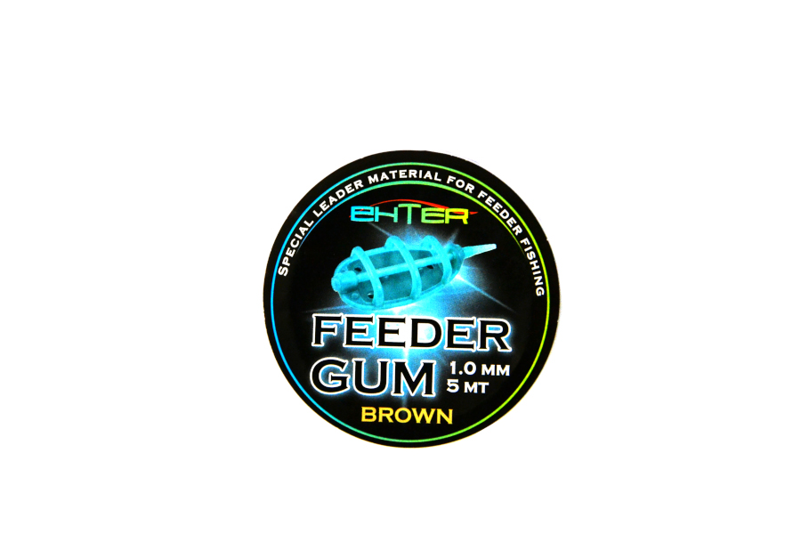 Enter FEEDER GUM BROWN 1mm 5m