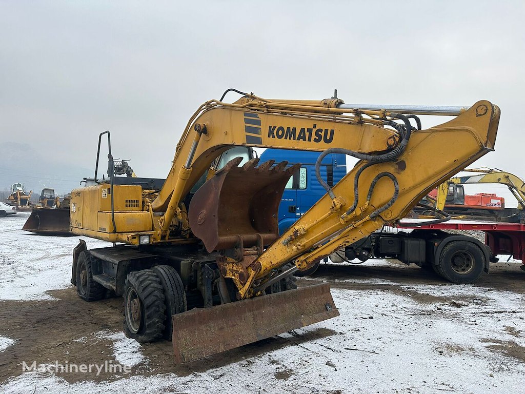 Komatsu PW150 (we sell parts) bager točkaš po rezervnim delovima