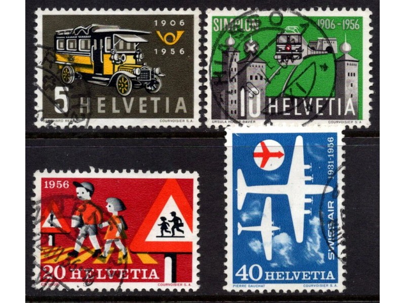 Švajcarska 1956. Komplet serija