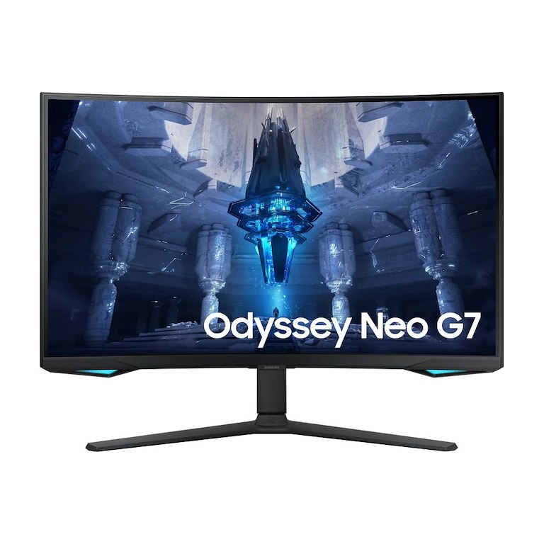 Monitor SAMSUNG LS32BG750NPXEN 32"/VA,zakrivljen/3840x2160/165Hz/1ms GtG/HDMIx2,DP,USB/freesync/crna