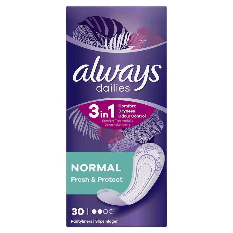 Always hu liners normal 30/1 always