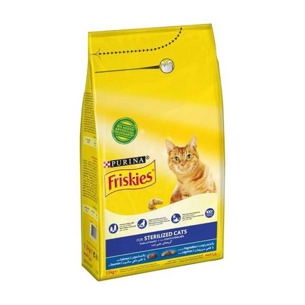 Friskies granule za mačke - Sterilised Losos i tuna 1.5kg