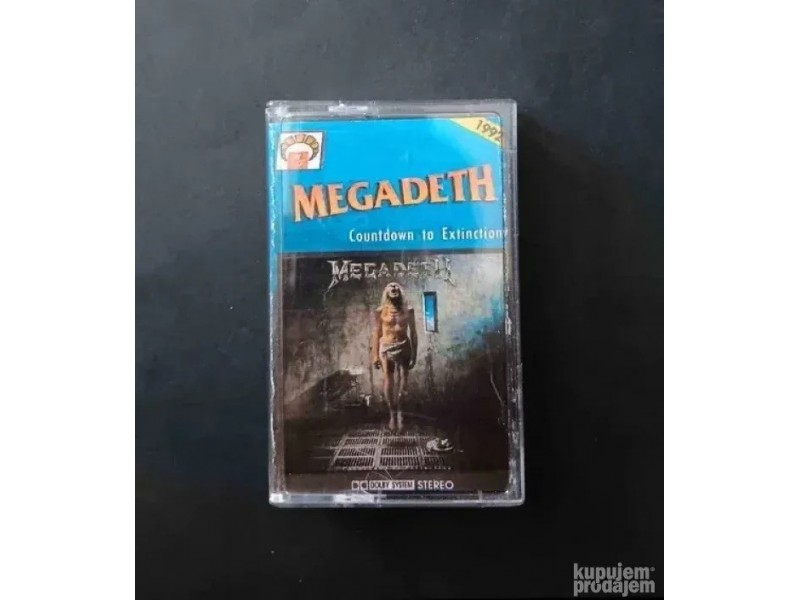Megadeth-Countdown to Extinction Kaseta