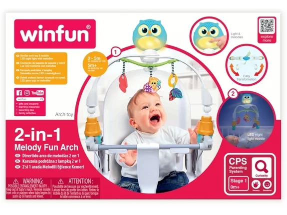 Win Fun Baby muzički luk za kolica LED 00865-NL