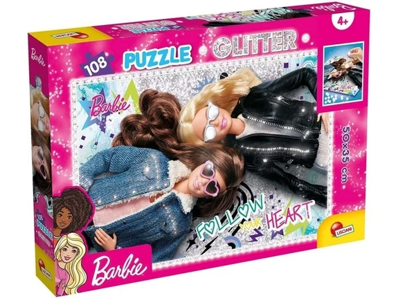 Lisciani Slagalica 108pcs Barbie Glitter Best day ever 81189