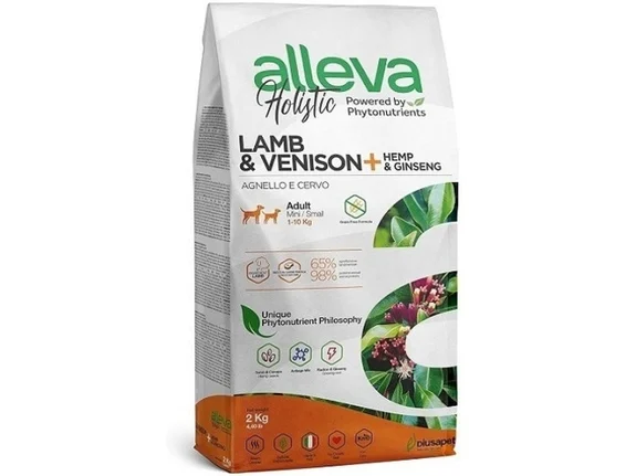 Alleva Holistic Dog Mini Lamb&Venision 2kg