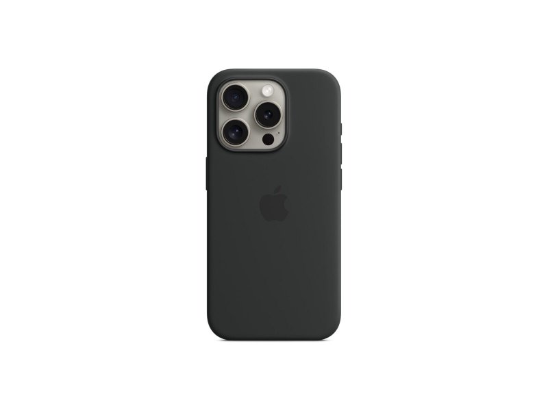 APPLE IPHONE 15 PRO SILICONE CASE W MAGSAFE – BLACK ( MT1A3ZM/A )