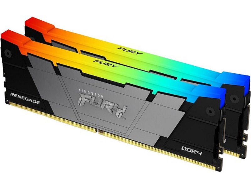 KINGSTON DDR4 64GB (2X32GB) 3200MHZ (KF432C16RB2AK2/64) FURY RENEGADE RGB MEMORIJA