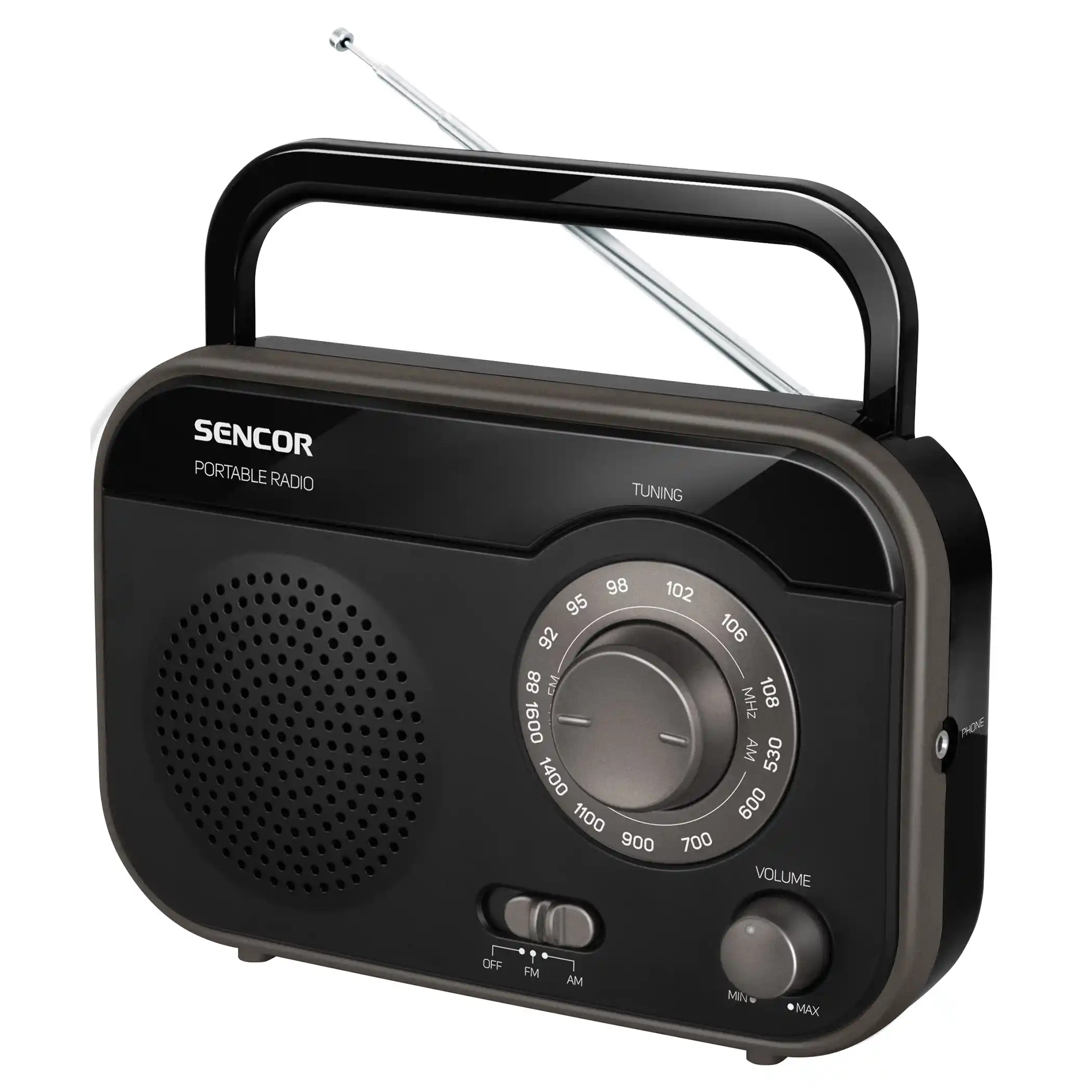 RADIO SENCOR SRD 210 B CRNI