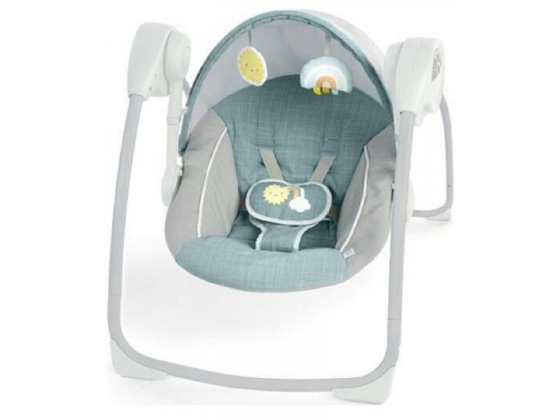 INGENUITY LJULJAŠKA ZA BEBE SUN VALLEY CANOPY PORTABLE SWING – TEAL SKU16905