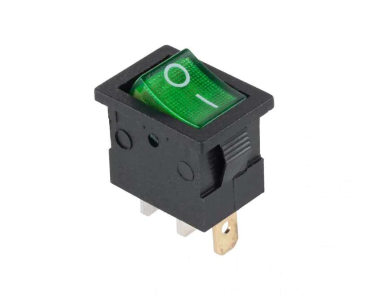 Prekidač 13x19mm 12VDC zeleni