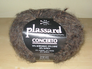 CONCERTO T.BRAON 50GR/115M 55% ACRYLIC,25% WOOL,20% ALPACA