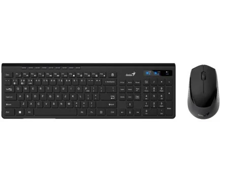 Genius SlimStar 8230 Wireless USB US crna tastatura+ miš