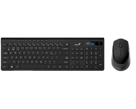 Genius SlimStar 8230 Wireless USB YU crna tastatura+ miš