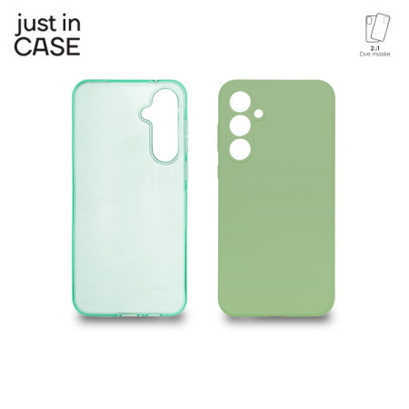 Just in case 2u1 extra case mix paket maski za telefon Samsung Galaxy A55 zelena ( MIX228GN )