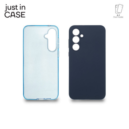 Just in case 2u1 extra case mix paket maski za telefon Samsung Galaxy A55 plava ( MIX228BL )