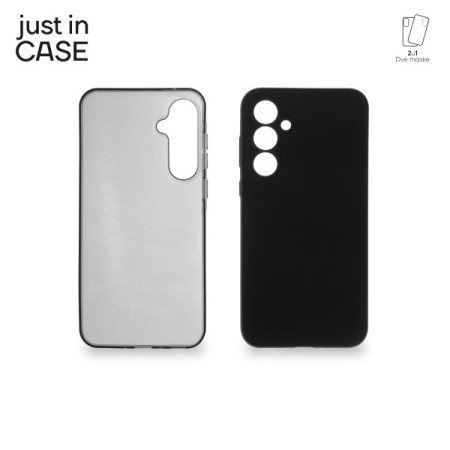 Just in case 2u1 extra case mix paket maski za telefon Samsung Galaxy A35 crna ( MIX227BK )