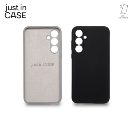 Just in case 2u1 extra case mix plus paket maski za telefon Samsung Galaxy A55 crna ( MIXPL228BK )