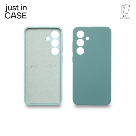 Just in case 2u1 extra case mix plus paket maski za telefon Samsung S24 zelena ( MIXPL224GN )