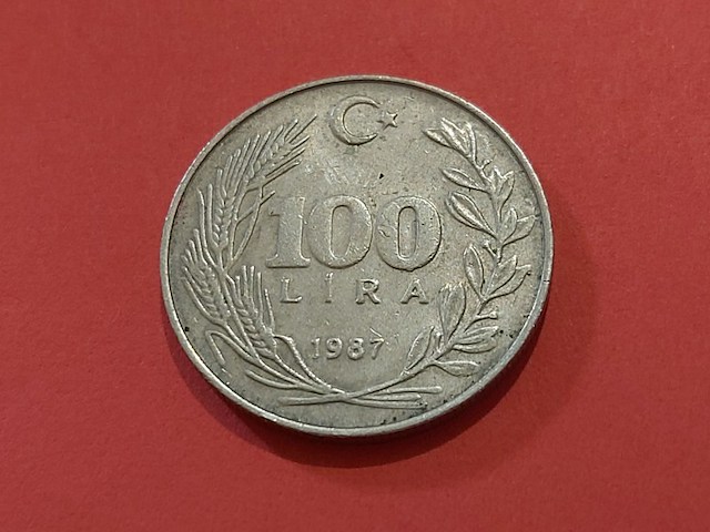 Turska  - 100 lira 1987 god