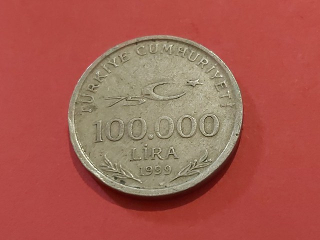 Turska  - 100.000 lira 1999 god