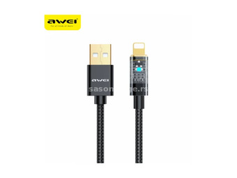 Awei Kabl 2.0 USB na iPhone Lighting 5,6,7 1m CL-139L, crni
