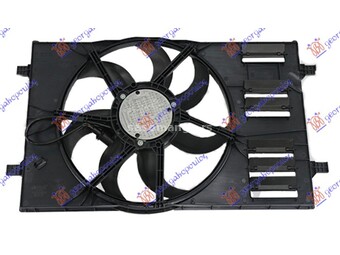 VENTILATOR KOMPLET (412mm) (400w) (4 PIN) VW GOLF SPORTSVAN 18-