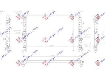 HLADNJAK MOTORA 1.0 TGI/1.0 TSI BENZIN - 1.6 TDI DIZEL (MANUELNI/AUTOMATSKI) (650x439) VW POLO 17-21