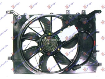 VENTILATOR HLADNJAKA KOMPLET (BENZIN/DIZEL) VOLVO XC70 00-07