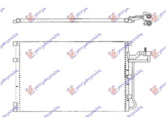 HLADNJAK KLIME 2.4i 20V 2.5T BENZIN - 2.0/2.4 DIZEL (658x375) VOLVO C30 10-