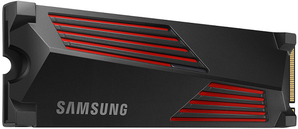 M.2 NVMe 1TB SSD, 990 PRO, PCIe Gen4.0 x4, Read up to 7450 MB/s, Write up to 6900 MB/s, 2280, w/Heatsink ( MZ-V9P1T0CW )