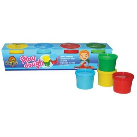 Milla Play dough - plastelin za igru 4/1 4*150gr ( 10/0596 )