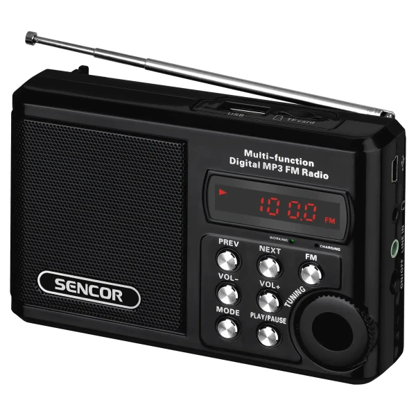 Radio SENCOR SRD 215 B USBMP3 crni