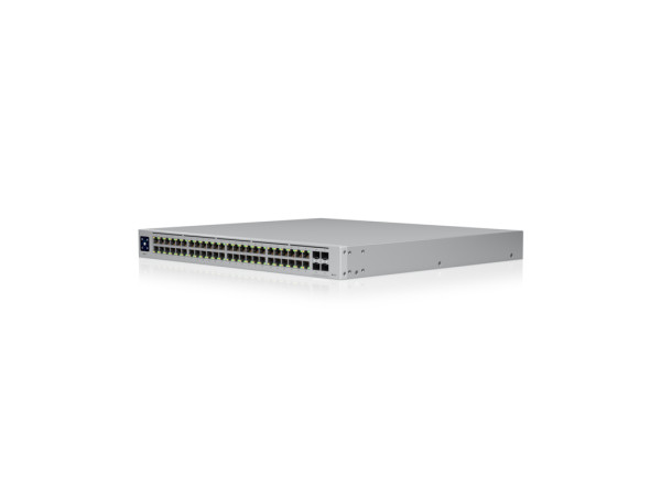 48-port, Layer 3 switch supporting 10G SFP+ connections with fanless cooling' ( 'USW-PRO-48-EU' )