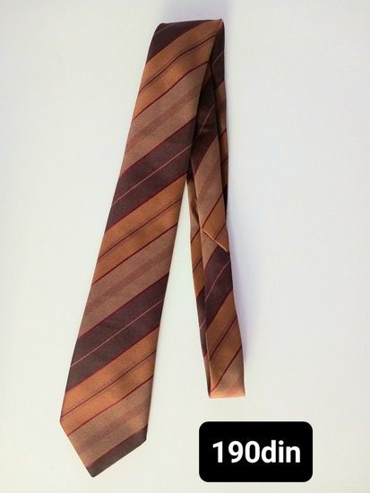 Muška kravata braon boje