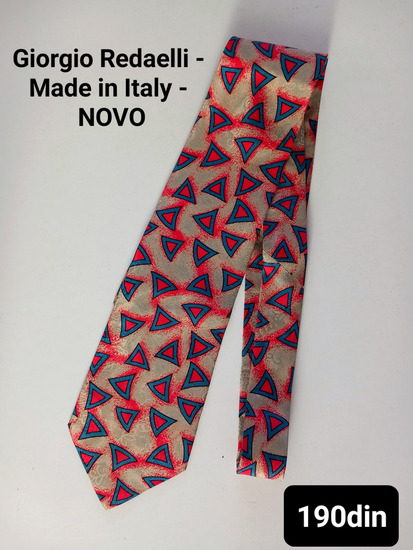 Giorgio Redaelli muška kravata Made in Italy NOVO