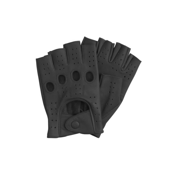 SW Kožne rukavice za vožnju crno bez prstiju veličina s
