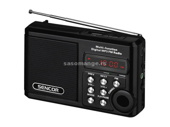 Radio SENCOR SRD 215 B USBMP3 crni