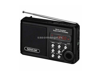 Radio SENCOR SRD 215 B USB/MP3 crni