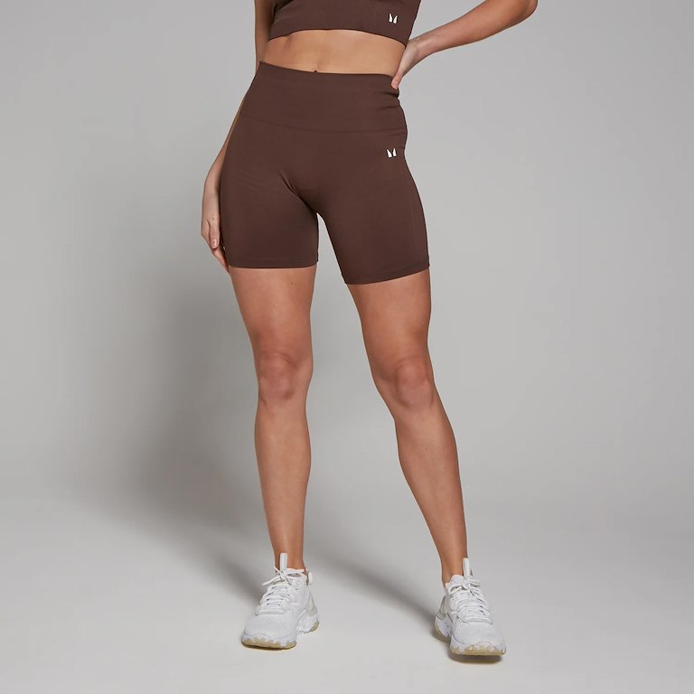 MP Women's Shape Seamless Cycling Shorts − ženski biciklistički šorts − boja lešnika